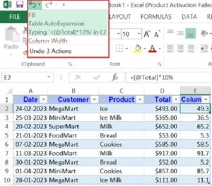 How To Prevent Or Disable Auto Fill In Excel Table Formulas (2023)